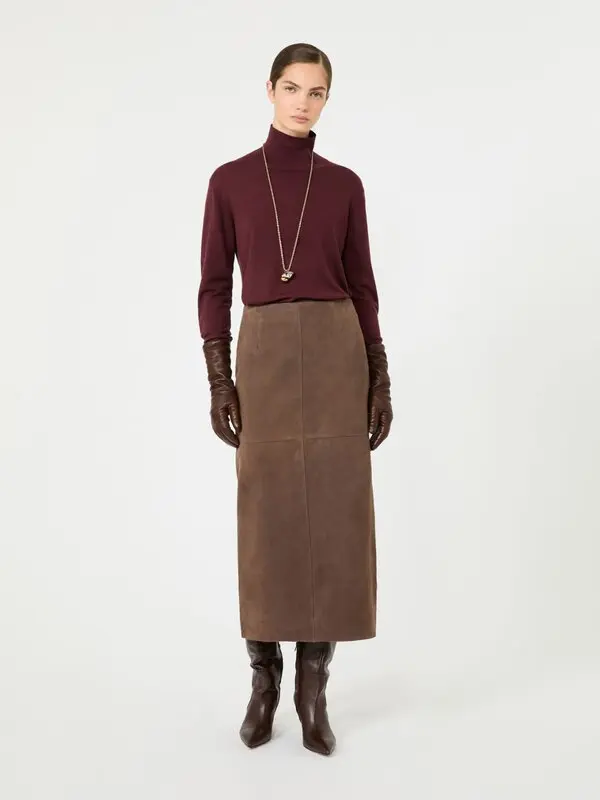 Max Mara Wool And Silk Knit Turtleneck