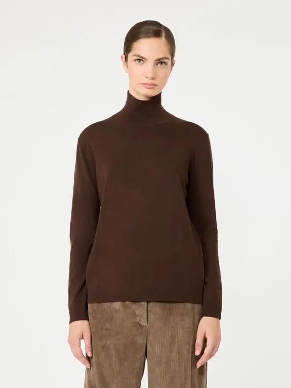 Max Mara Wool And Silk Knit Turtleneck