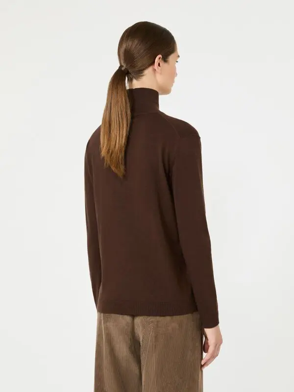 Max Mara Wool And Silk Knit Turtleneck