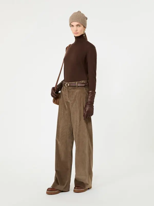 Max Mara Wool And Silk Knit Turtleneck