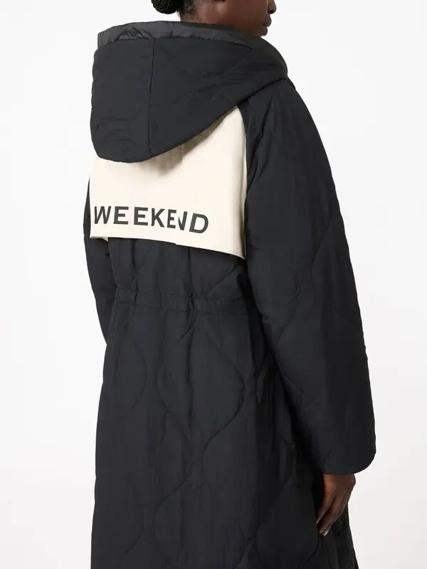 Max Mara Long Reversible Down Jacket In Water-repellent Plain-weave Fabric