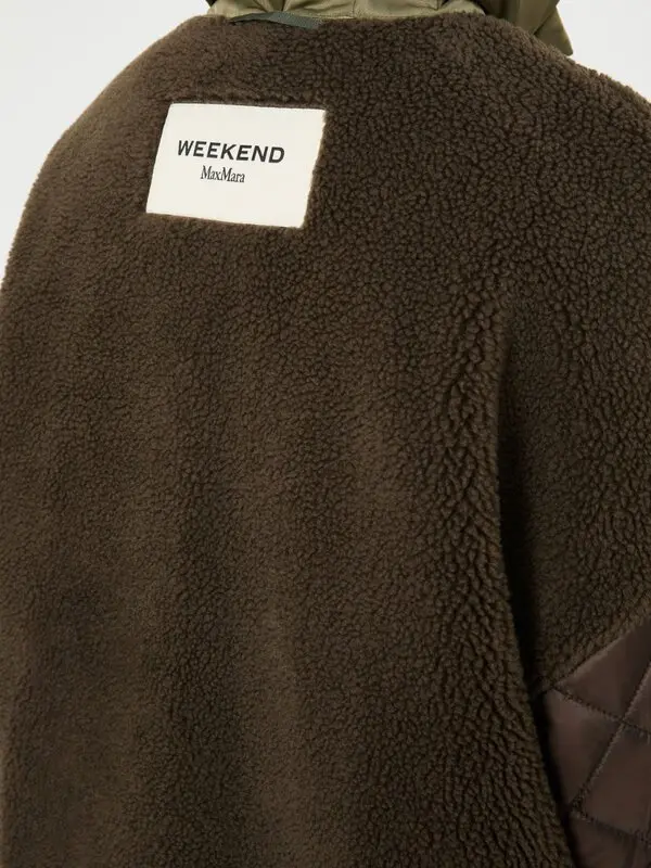 Max Mara Reversible Down Jacket In Water-repellent Twill