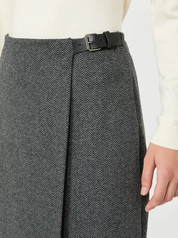 Max Mara Jacquard Jersey Skirt