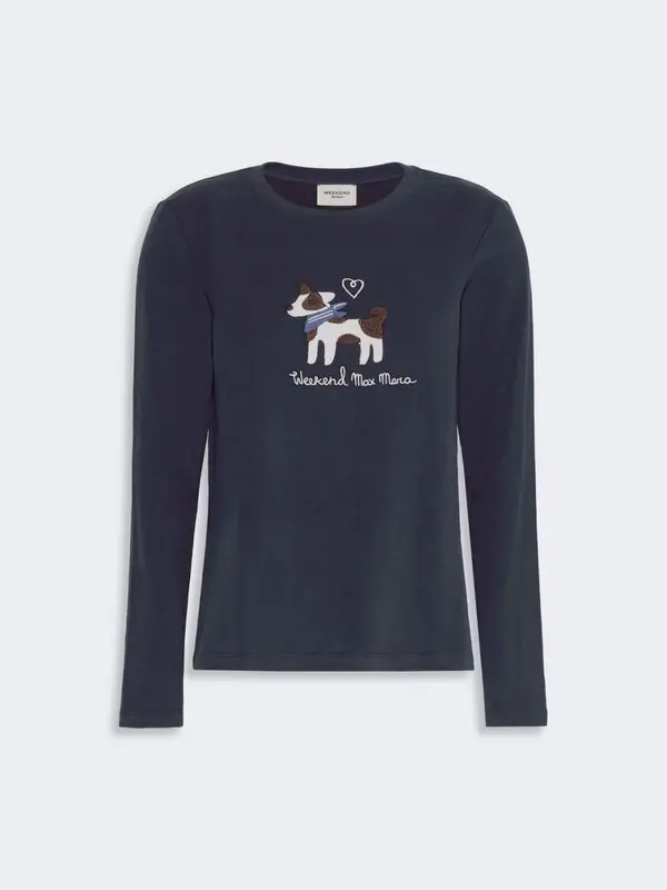 Max Mara Long-sleeved Jersey T-shirt