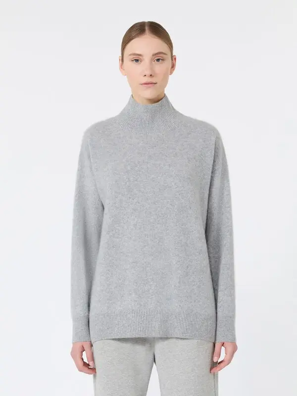 Max Mara Brushed Wool Polo-neck Sweater