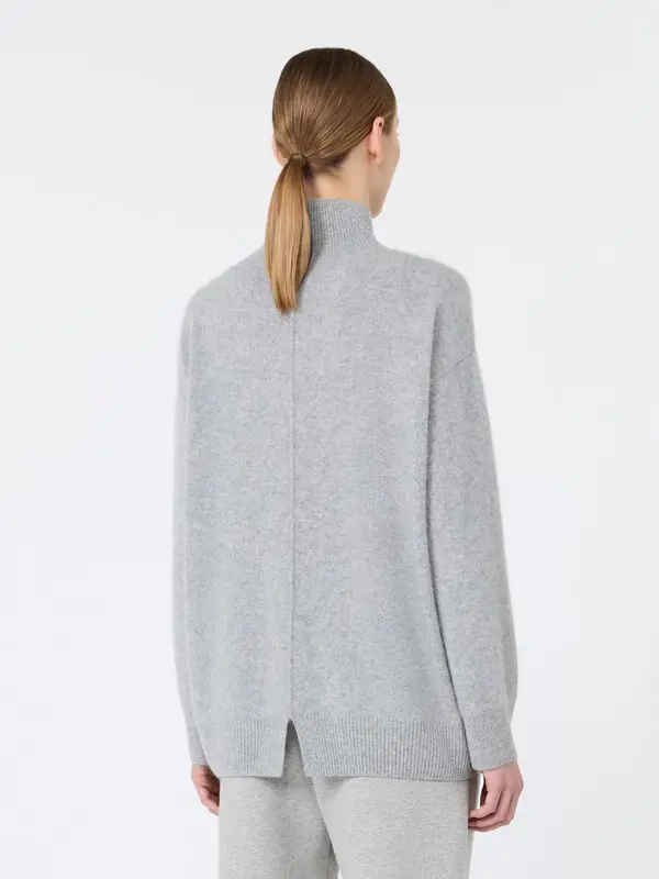 Max Mara Brushed Wool Polo-neck Sweater