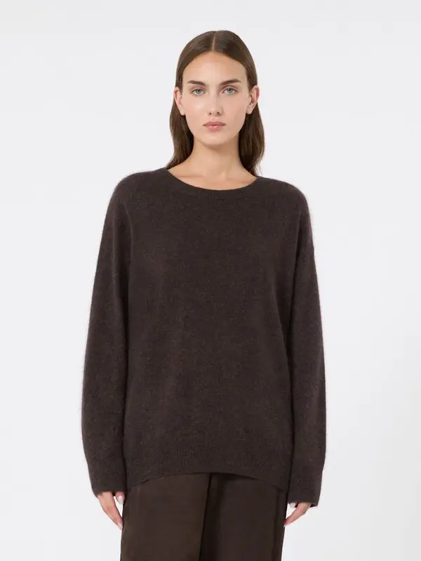 Max Mara Brushed Cashmere Yarn Sweater