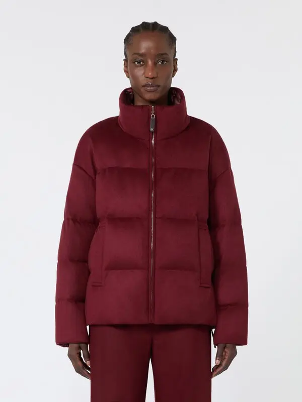 Max Mara Short Reversible Cashmere Puffer Jacket