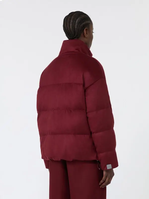 Max Mara Short Reversible Cashmere Puffer Jacket