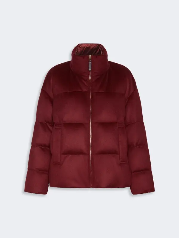 Max Mara Short Reversible Cashmere Puffer Jacket