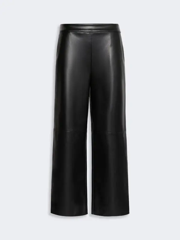 Max Mara Coated Jersey Trousers - Black
