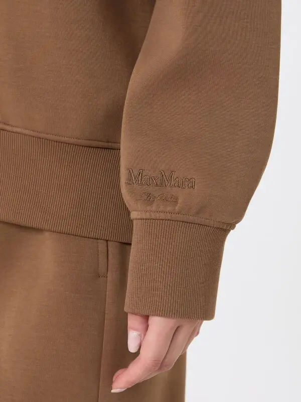 Max Mara Technical Cotton Jersey Sweatshirt