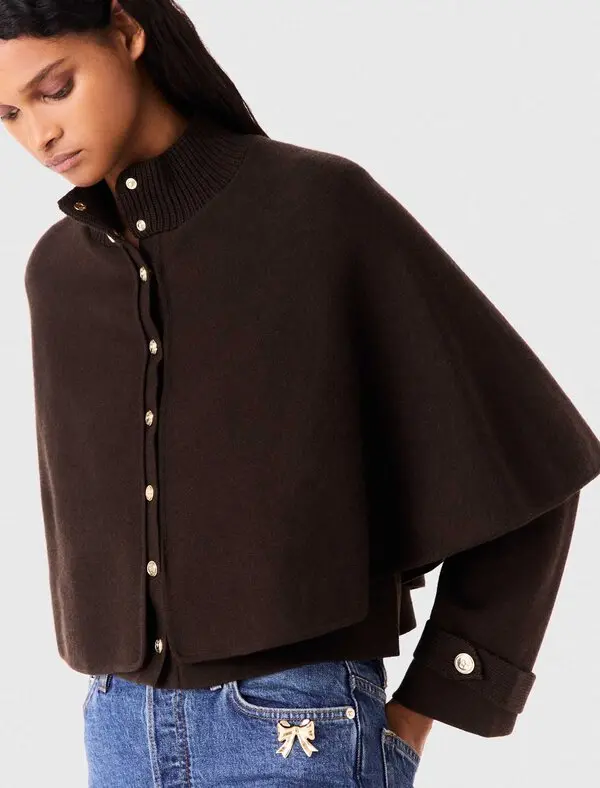 Maje Cape-effect Cardigan