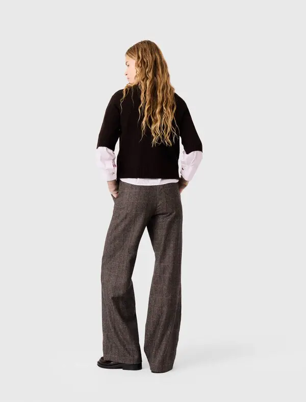 Maje Sweater With Floral Embroidery