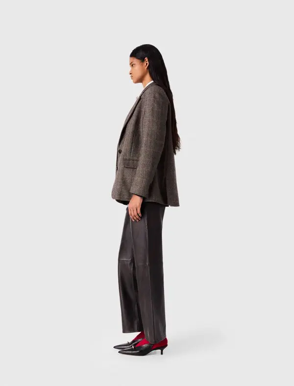 Maje Leather Trousers