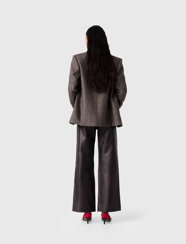 Maje Leather Trousers