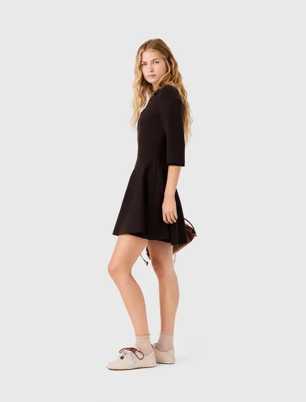 Maje Knit Polo Dress