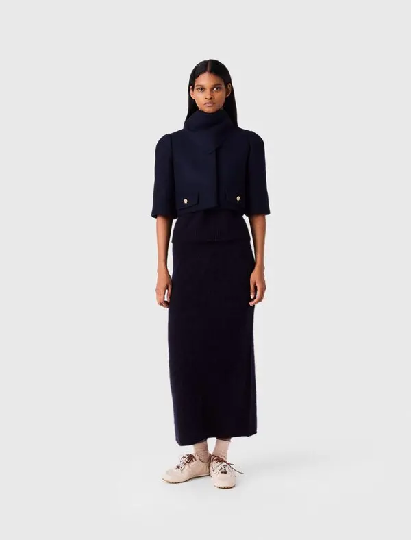 Maje Short Wool Jacket