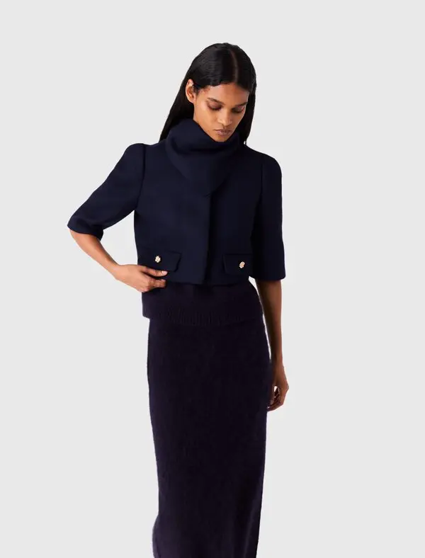 Maje Short Wool Jacket
