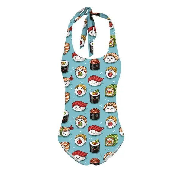 ALOHA FROM DEER Sushi Open Back Swimsuit