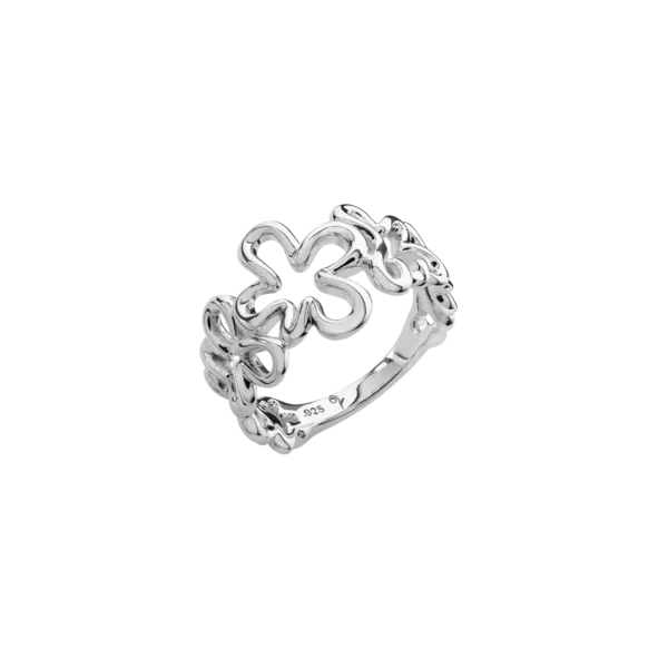 LUCY QUARTERMAINE Solid Sterling Splash Ring