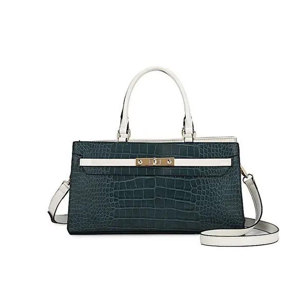MKF COLLECTION - J'OMOR Colby Satchel Bag Dark Teal - Green