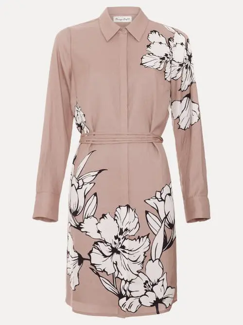PHASE EIGHT Kendra Belted Shirt Dress