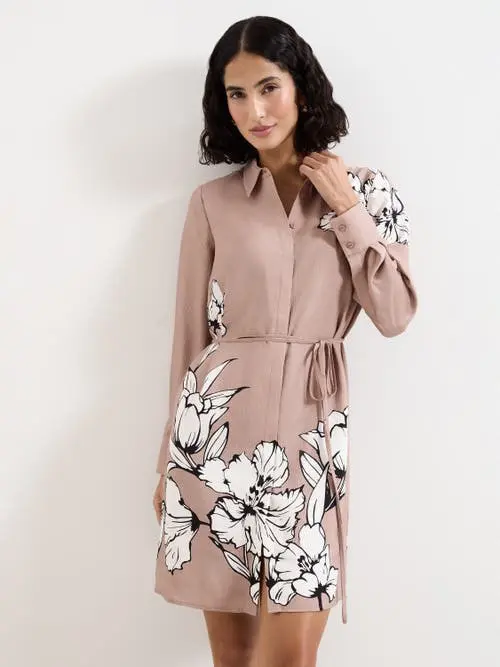 PHASE EIGHT Kendra Belted Shirt Dress