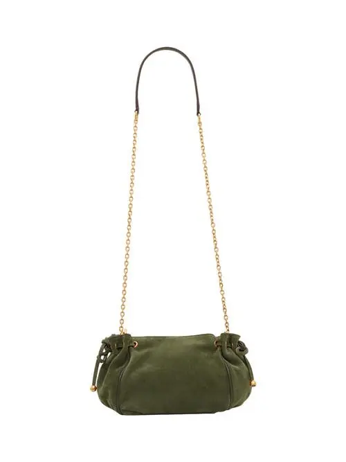 Gerard Darel Drawstring Chain Strap Crossbody Bag