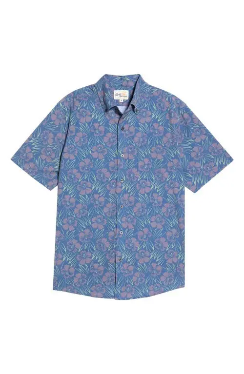 Reyn Spooner Blossom Harmony Button-down Shirt - Navy