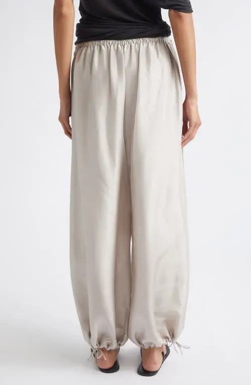 ST. AGNI Adjustable Silk Balloon Pants