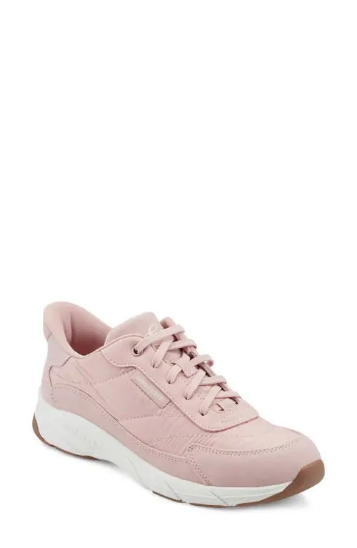 Easy Spirit Ace Quilted Paneled Sneakers - Light Pink