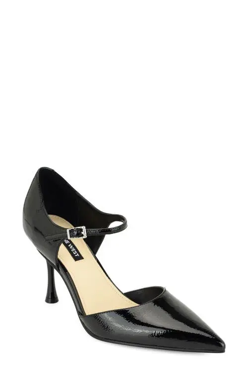 Nine West Piraye Faux Leather Mary Jane Pump - Black