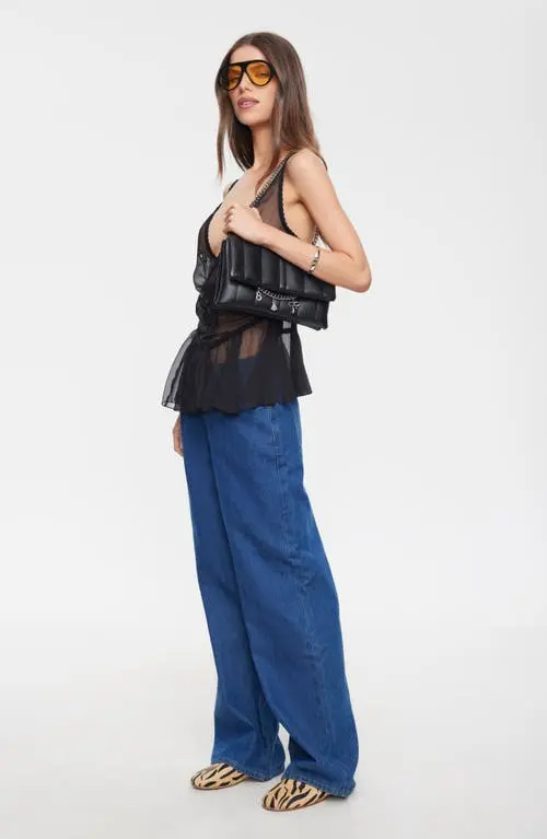 Lioness Sheer Luck Peplum Camisole