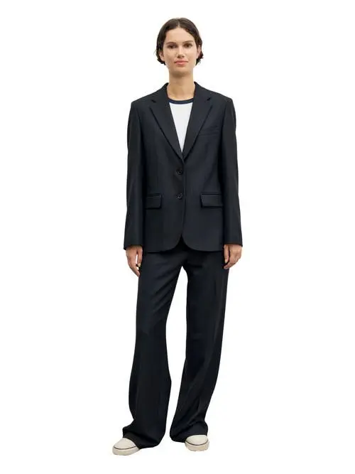 Gerard Darel Justi Pinstripe Suit Blazer