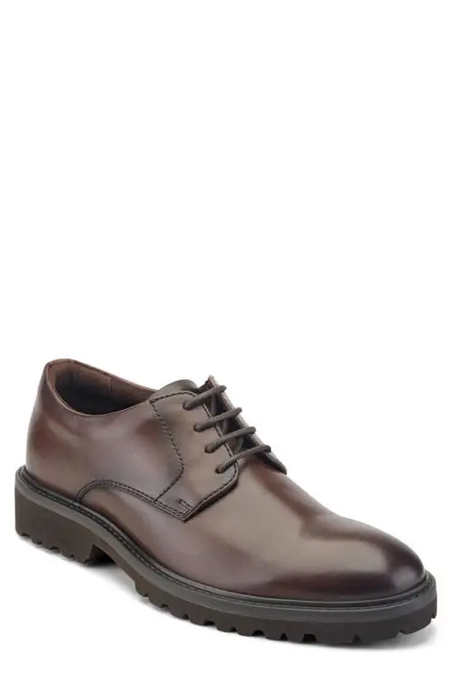 Rockport Max Leather Plain Toe Derby - Brown Leather