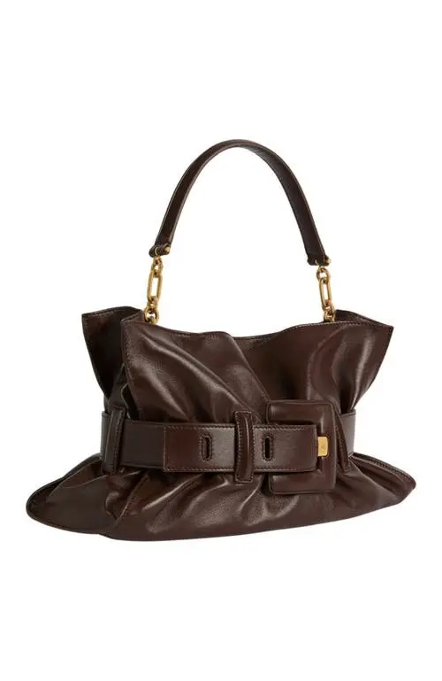 Balmain Anthem Medium Bag In Smooth Leather