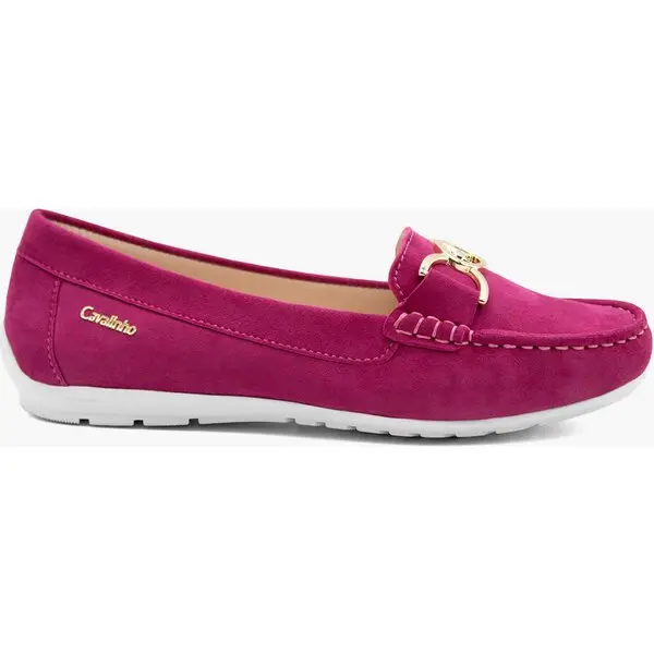 CAVALINHO Belle Suede Loafers - Pink