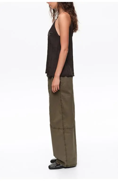 Bimba Y Lola Straight Top With Stones