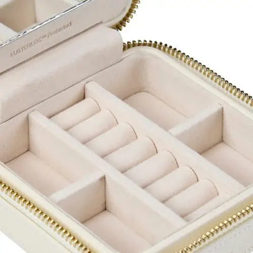 Wolf Lauren Zip Travel Case - Ivory