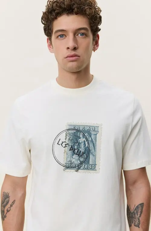 LES DEUX Stamp Graphic T-shirt