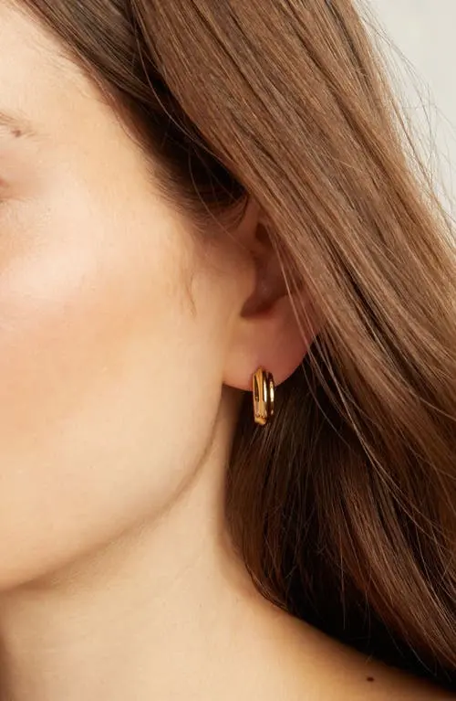 AURATE Mini Tidal Hoop Earrings