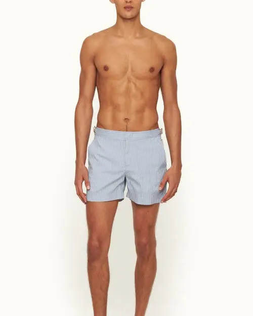 Orlebar Brown Bulldog Tailored-fit Swim Shorts - Wave Blue