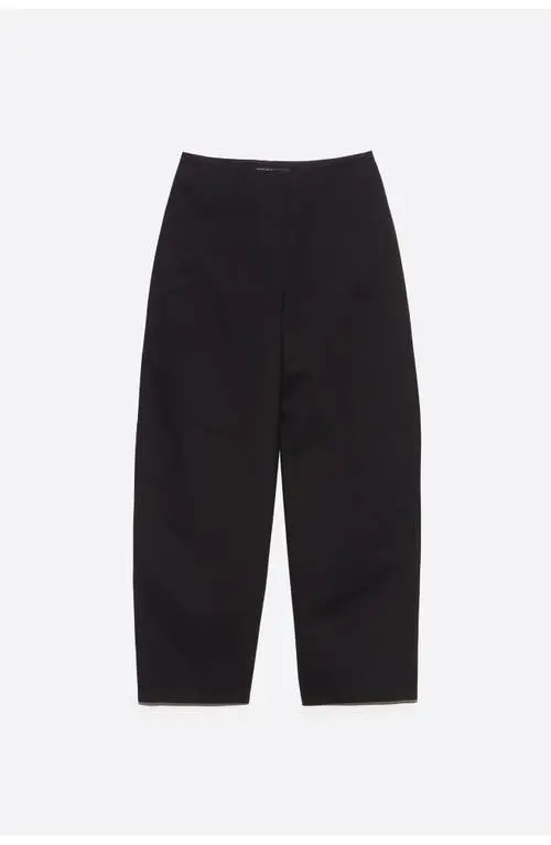 Bimba Y Lola Barrel Trousers With Decorative Stitching