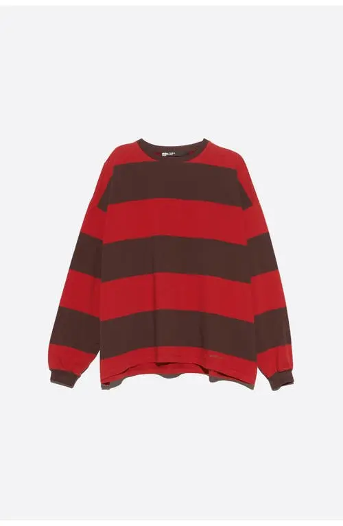 Bimba Y Lola Oversize Striped Long T-shirt