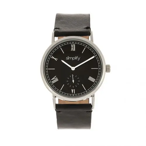 SIMPLIFY The 5100 Series Sub Dial Second Hand Watch - Black