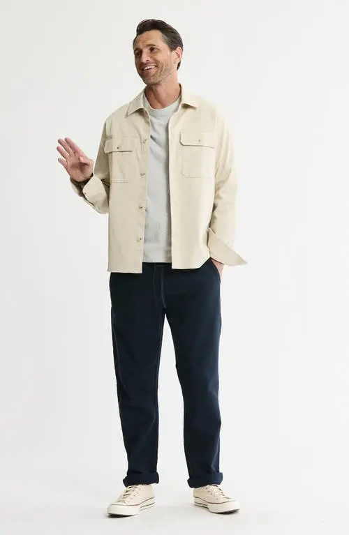 JACHS Cotton & Silk Stretch Overshirt