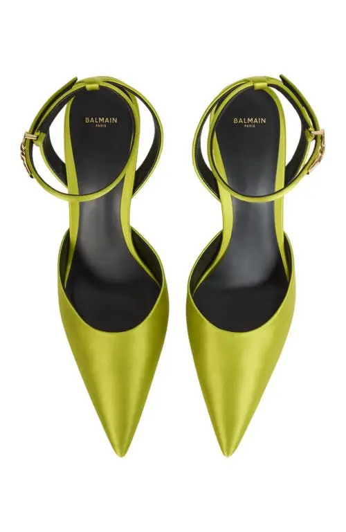 Balmain Satin Strappy Courts