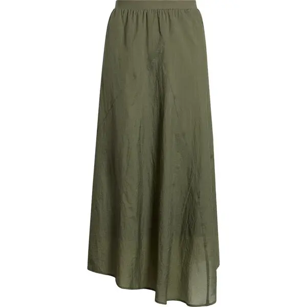 Bernardo Handkerchief Hem Midi Skirt - Clover