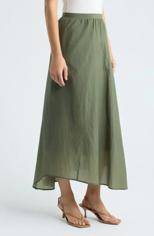 Bernardo Handkerchief Hem Midi Skirt